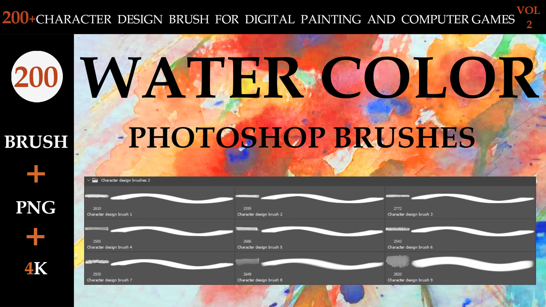 ArtStation - 200+CHARACTER DESIGN BRUSH FOR DIGITAL PAINTING AND ...