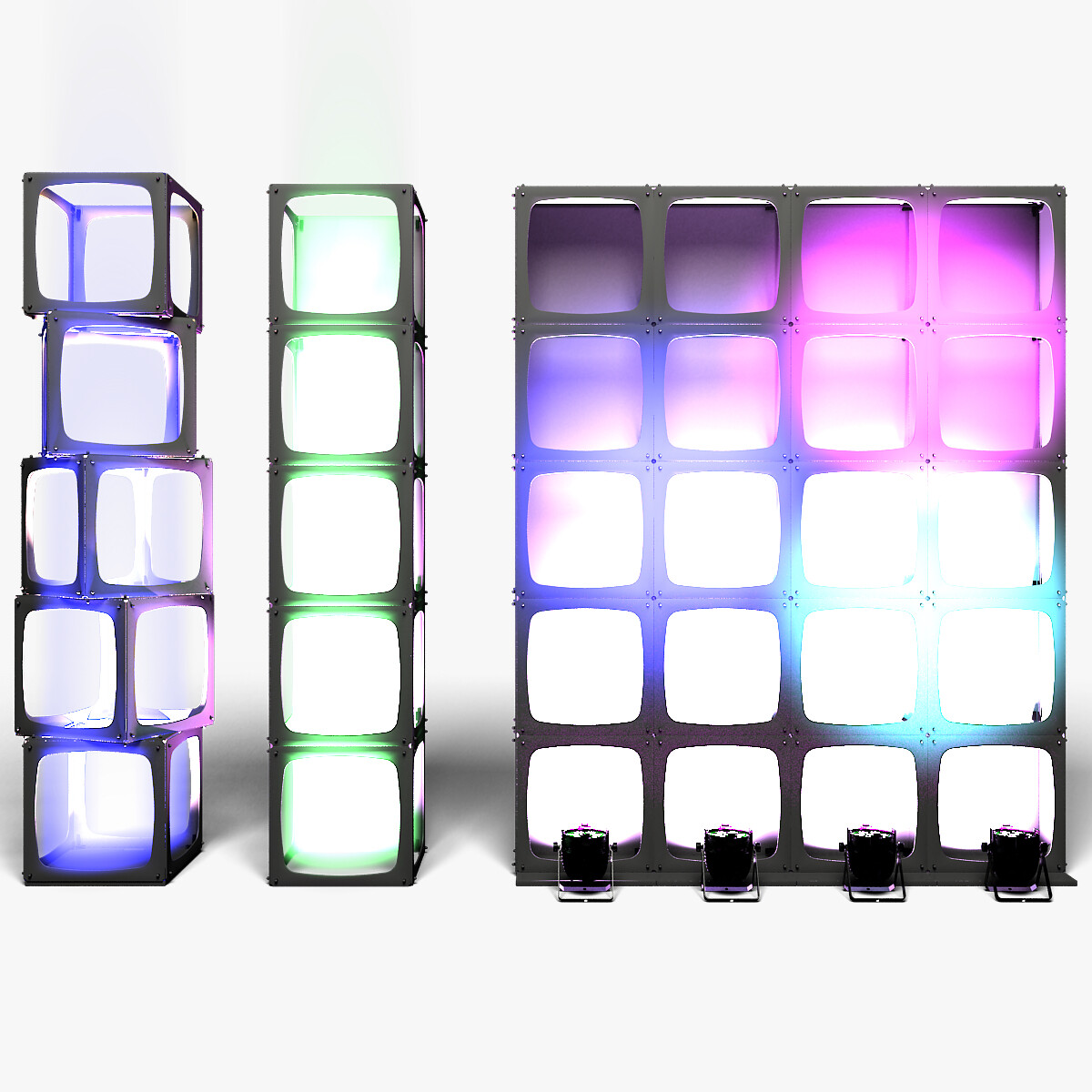 ArtStation - Stage Decor 15 - Modular Wall Column | Resources