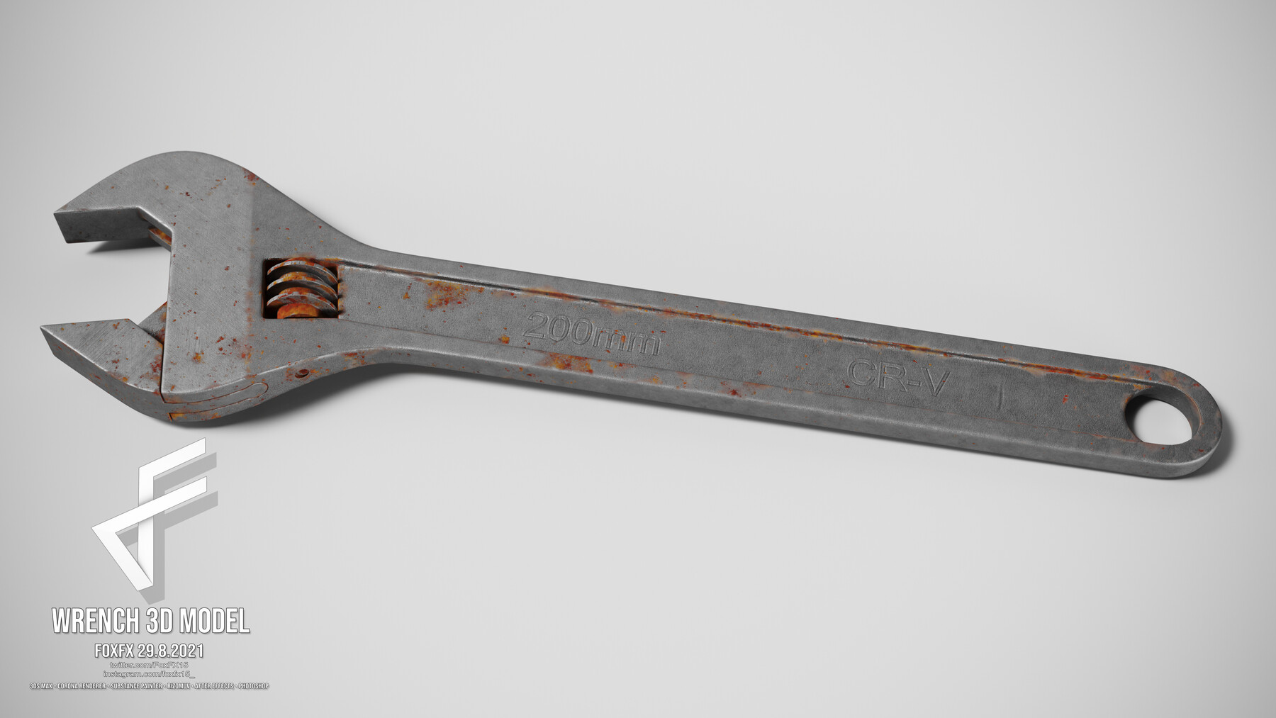 ArtStation - Rusty Adjustable Wrench | Resources