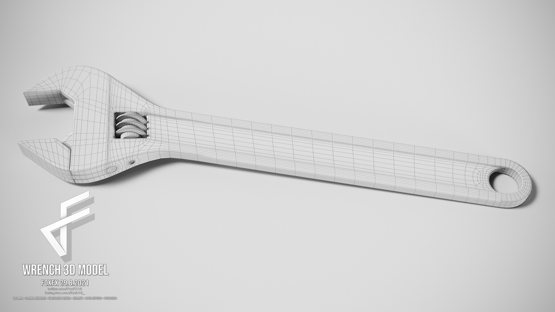 ArtStation - Rusty Adjustable Wrench | Resources