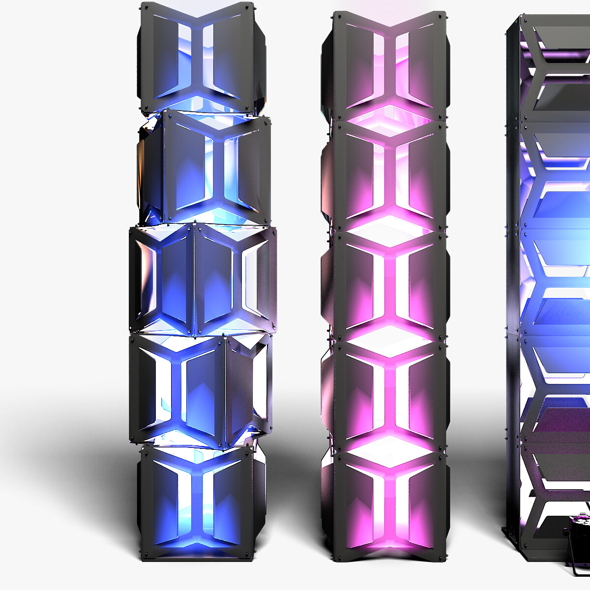 ArtStation - Stage Decor 19 - Modular Wall Column | Resources
