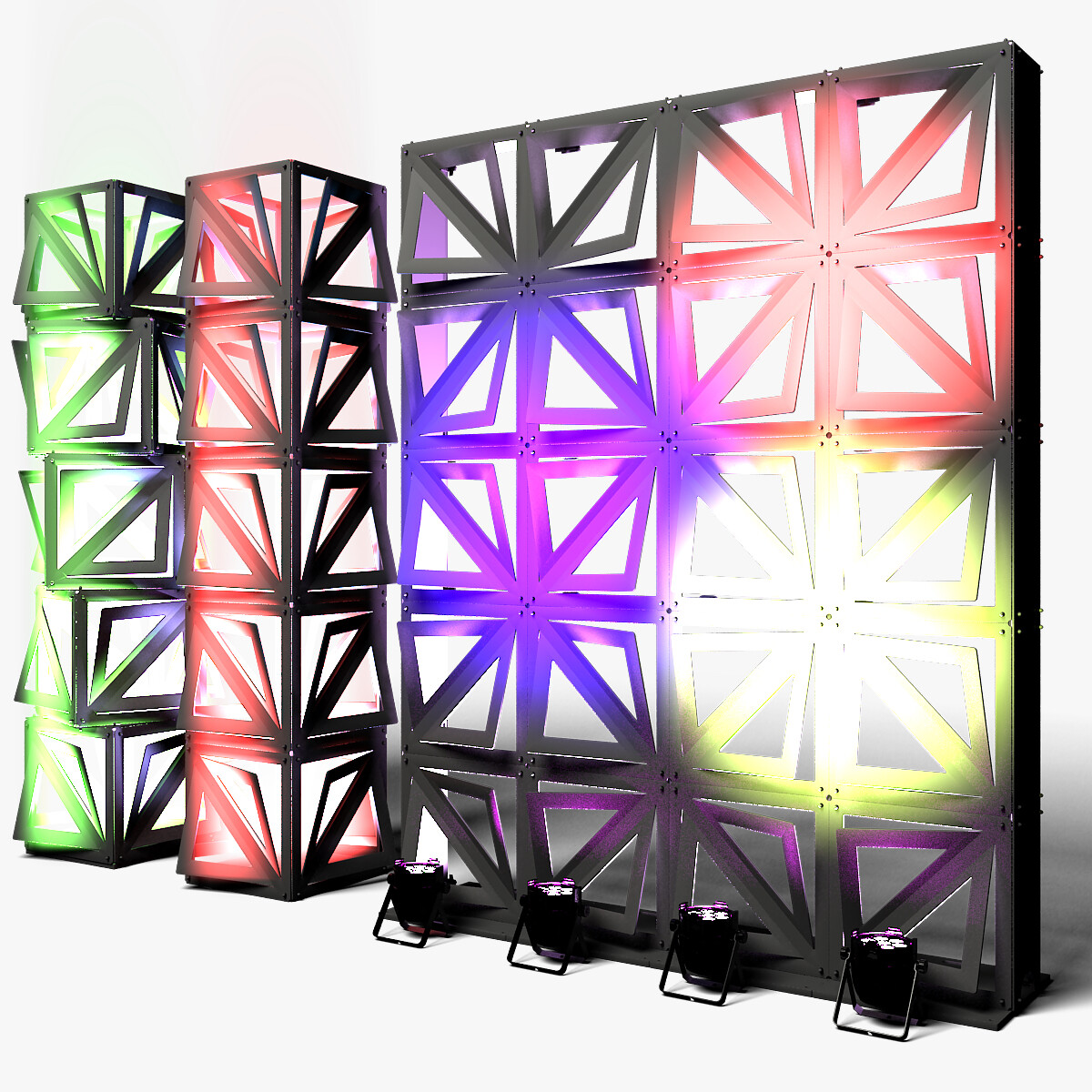 ArtStation - Stage Decor 20 - Modular Wall Column | Resources