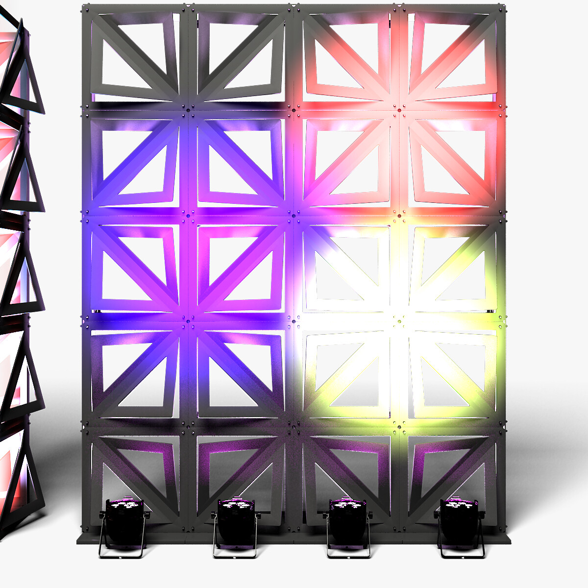 ArtStation - Stage Decor 20 - Modular Wall Column | Resources