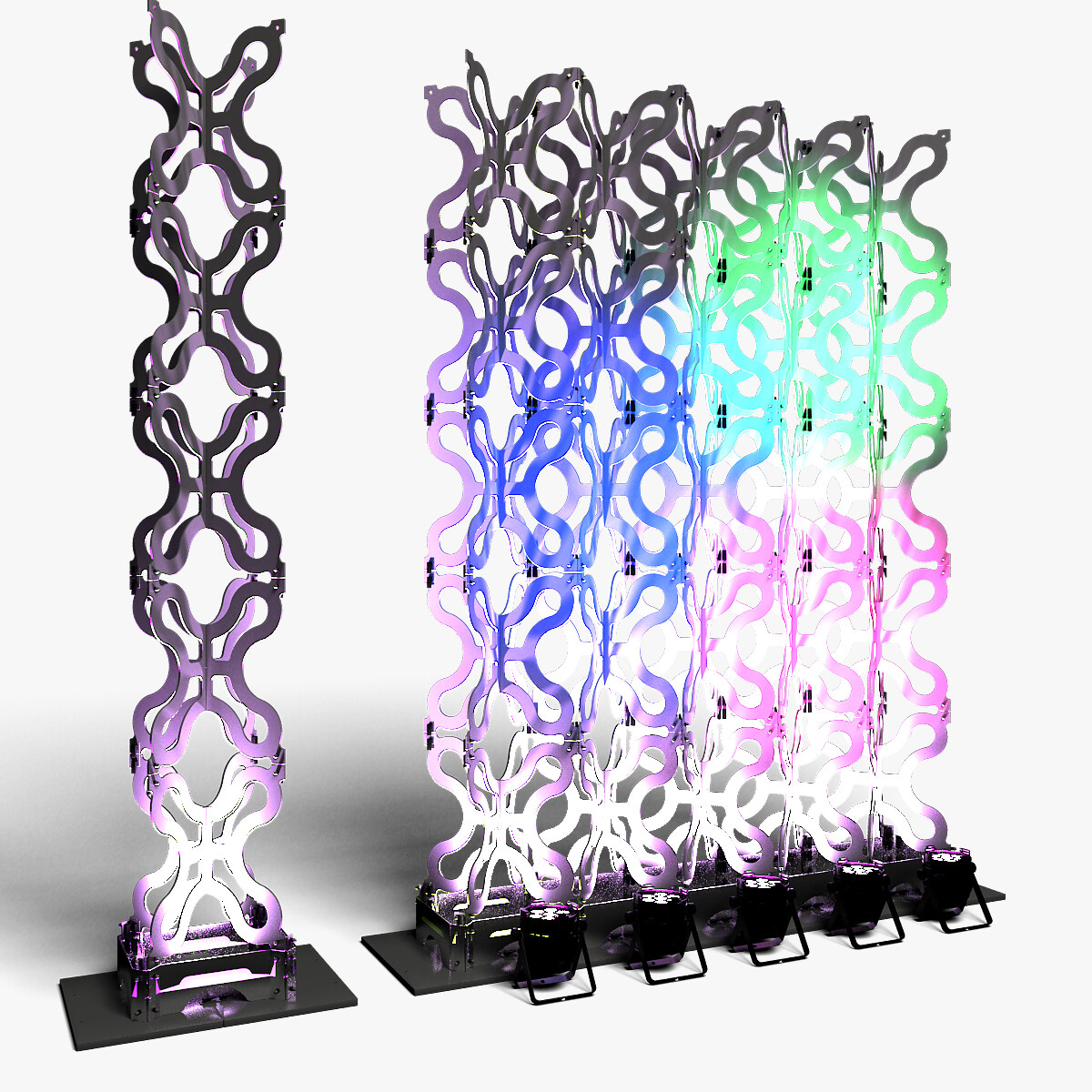 ArtStation - Stage Decor 23 - Modular Wall Column | Resources