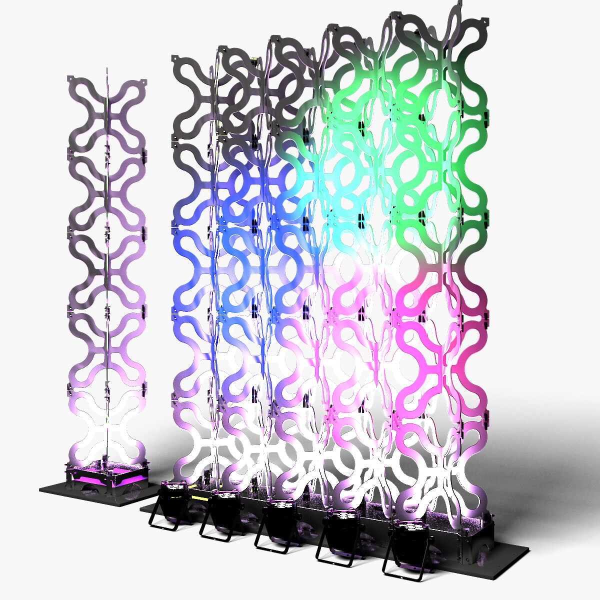 ArtStation - Stage Decor 23 - Modular Wall Column | Resources