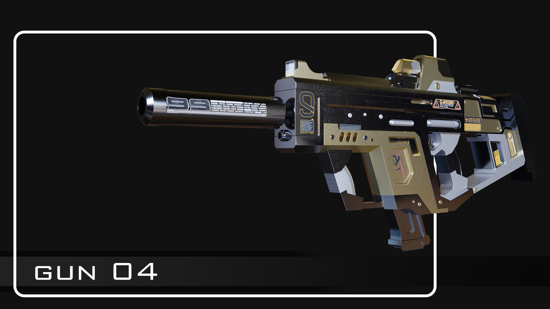 ArtStation - sci-fi guns kitbash (weapons) vol 02 | Game Assets