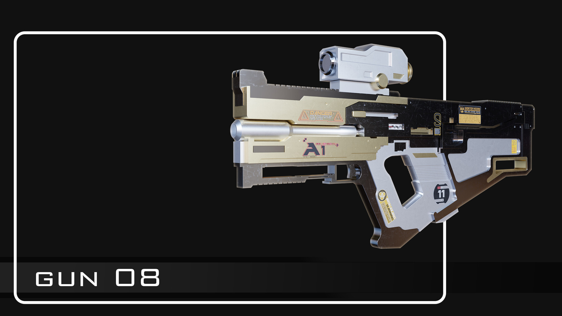 ArtStation - sci-fi guns kitbash (weapons) vol 02 | Game Assets