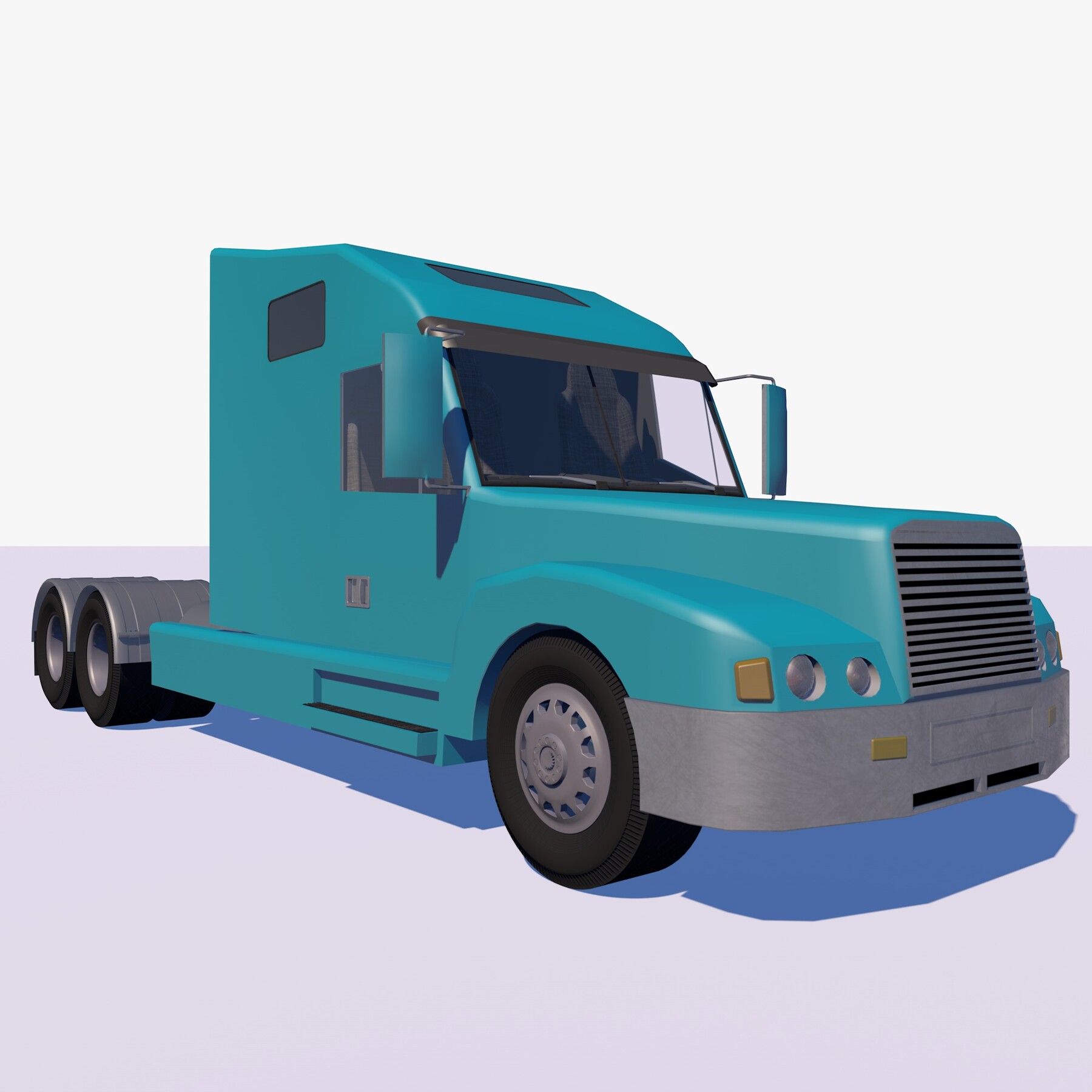 ArtStation - Freightliner Century | Game Assets