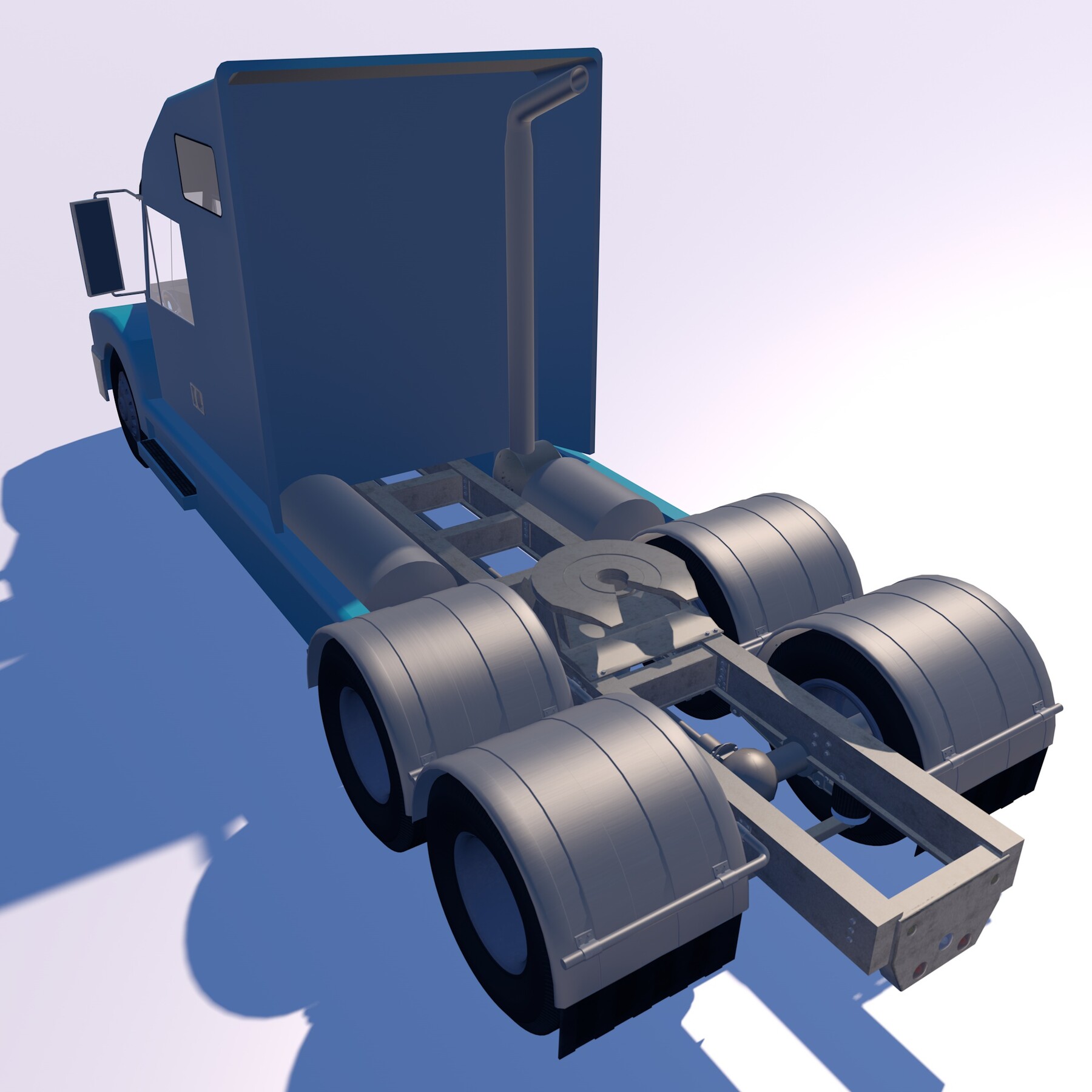 ArtStation - Freightliner Century | Game Assets