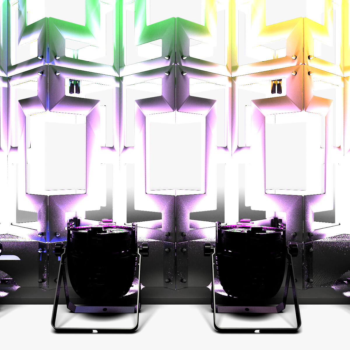 ArtStation - Stage Decor 26 - Modular Wall Column | Resources