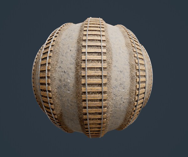 ArtStation - Train Tracks Seamless PBR Texture 02 | Game Assets