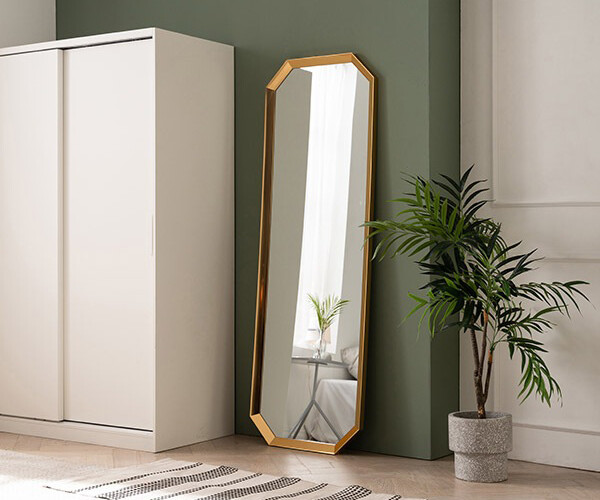 ArtStation - Viva Gold Octagonal Large Full Body Mirror | Resources