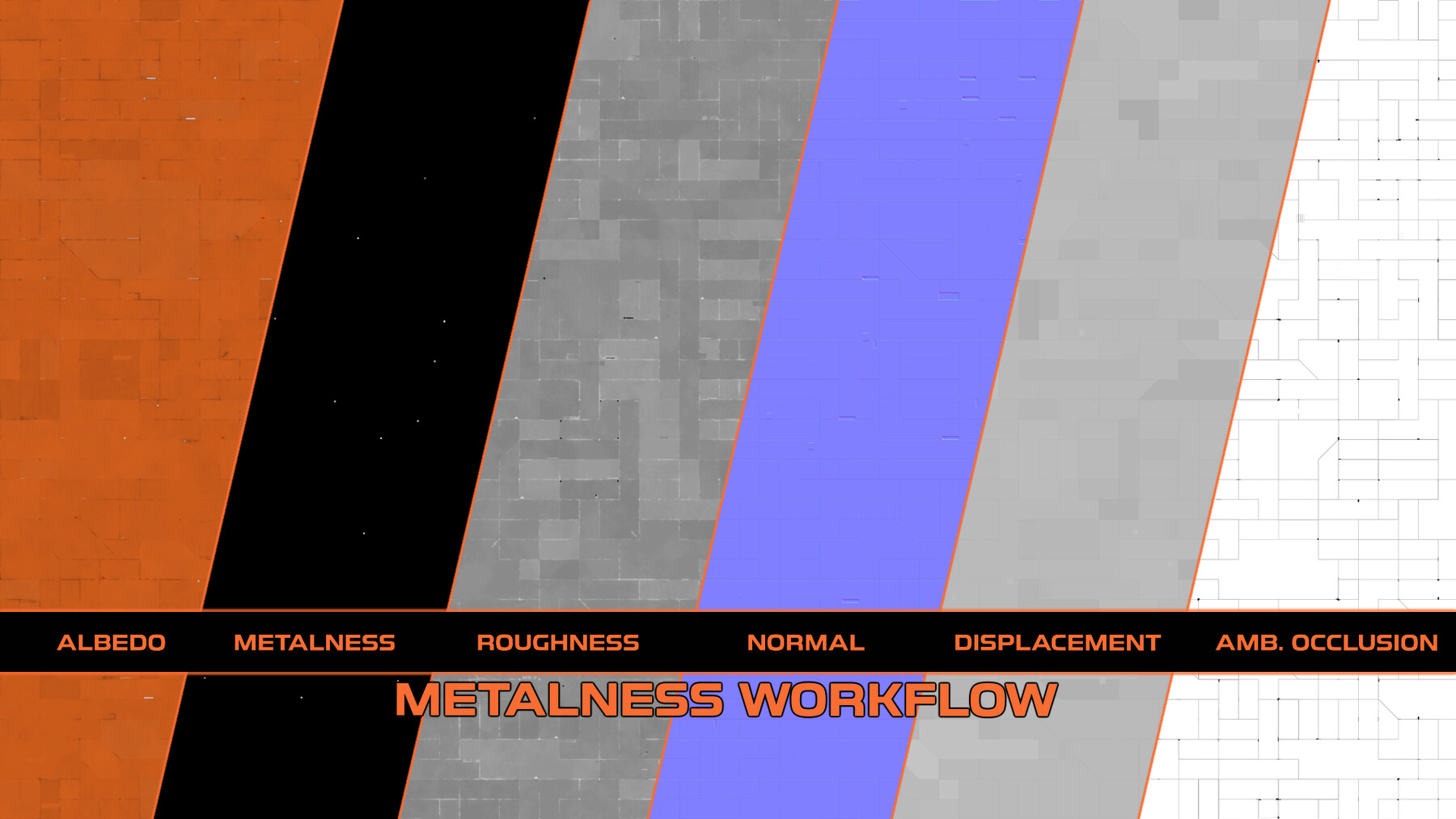 ArtStation - Sci fi Trim sheet Large scale texture 8 Variations | Resources