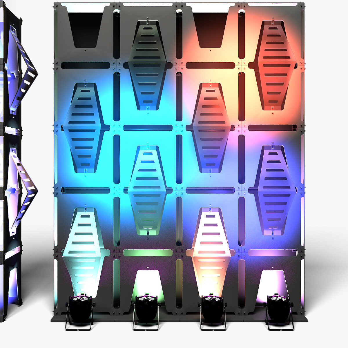 ArtStation - Stage Decor 34 - Modular Wall Column | Resources