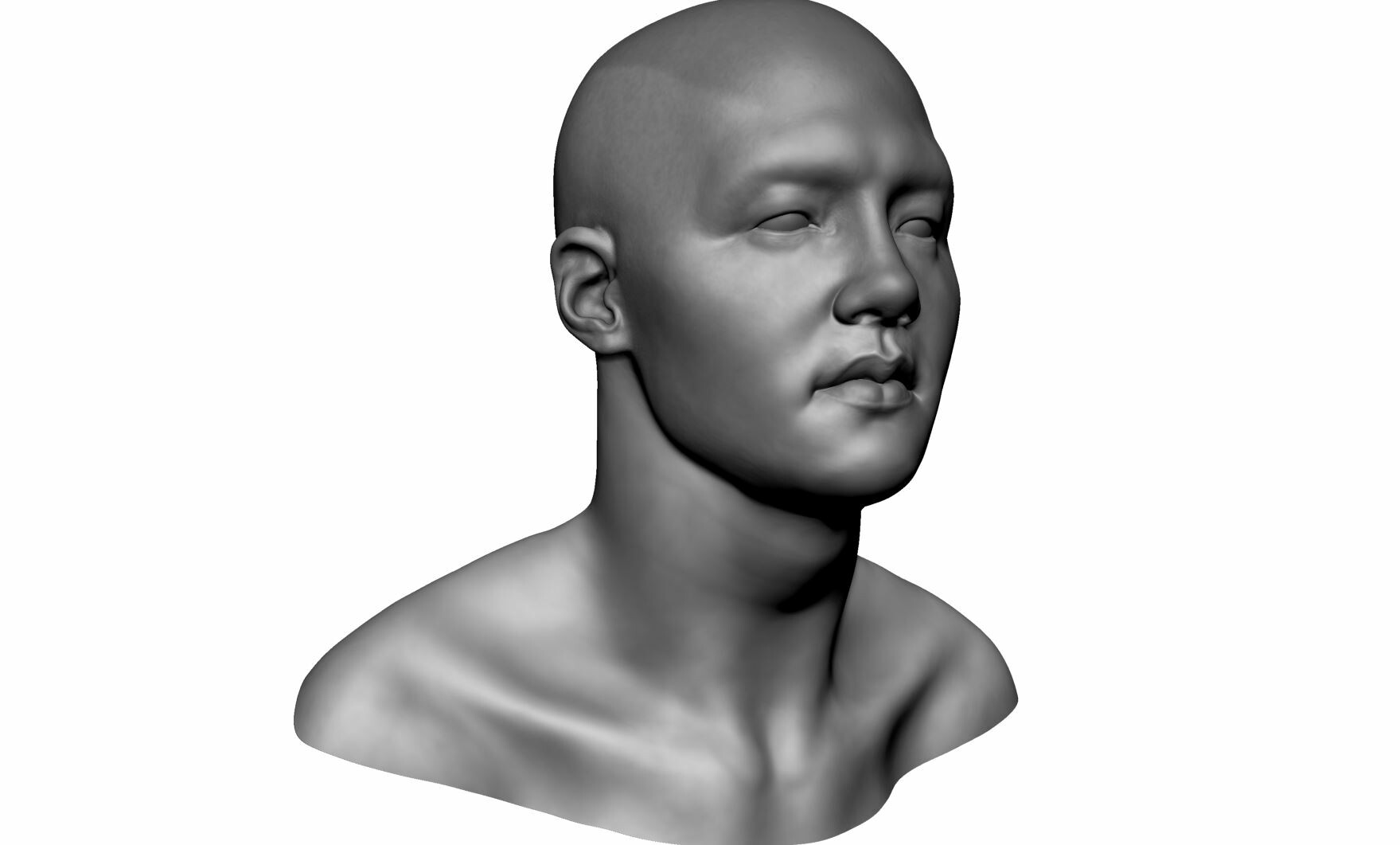 ArtStation - Asian Male Head 02 | Resources