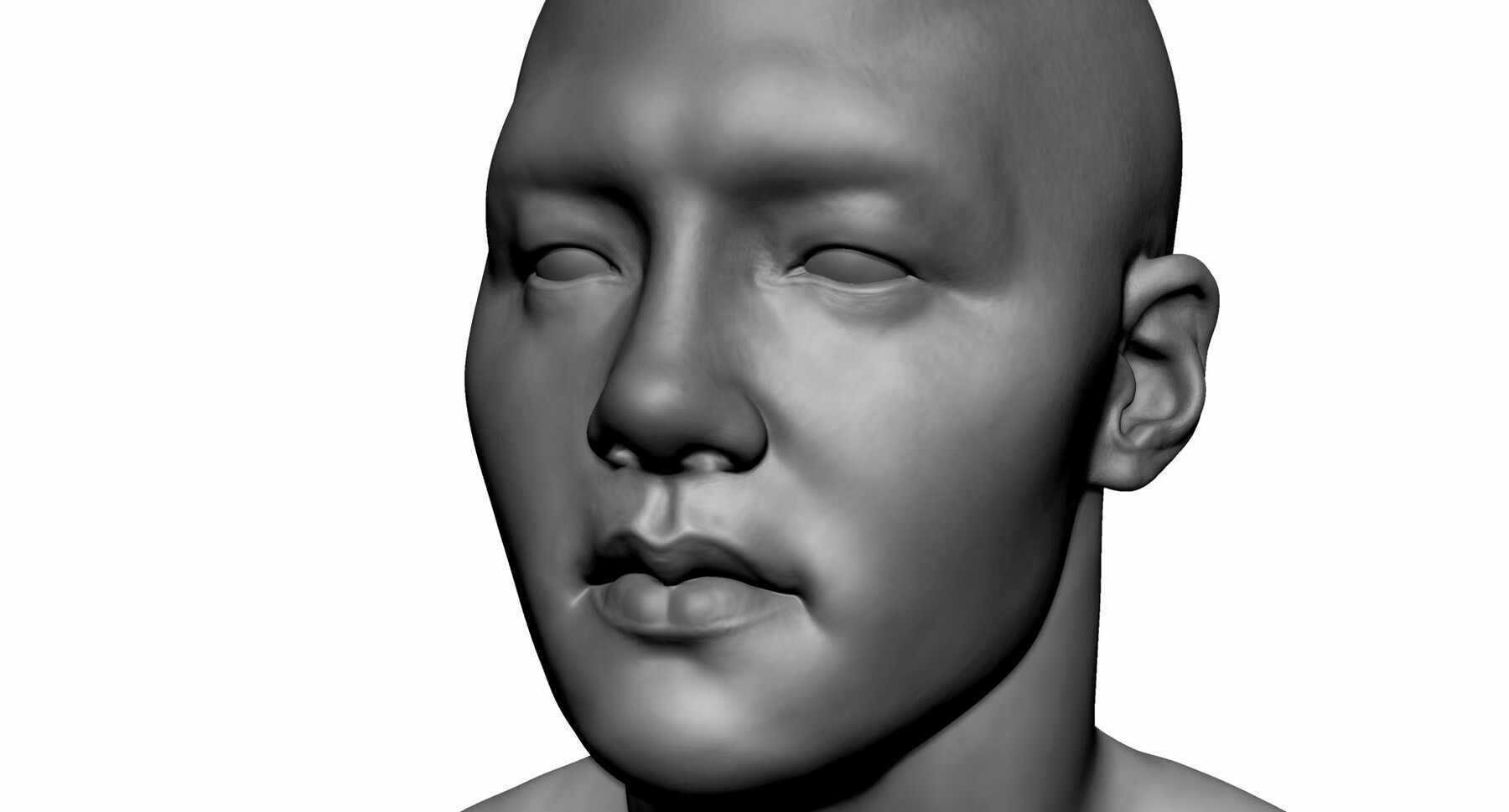 ArtStation - Asian Male Head 02 | Resources