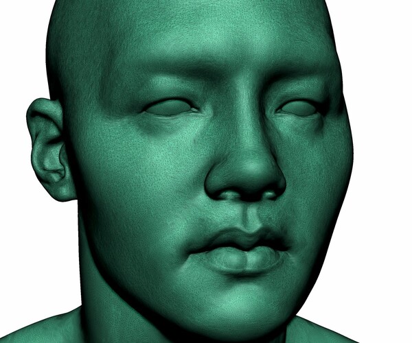 ArtStation - Asian Male Head 02 | Resources