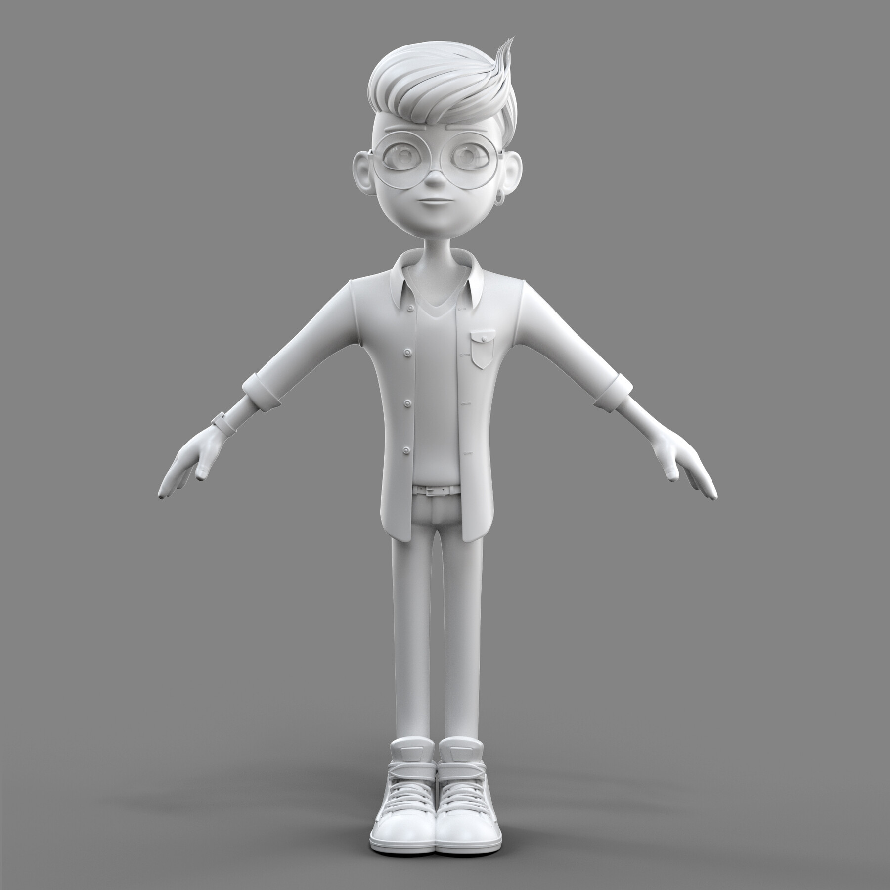 ArtStation - Cartoon Cool Guy | Resources