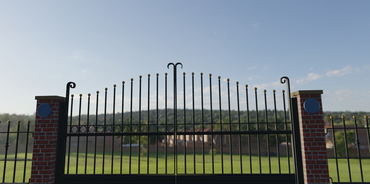 ArtStation - Electric Gates | Game Assets