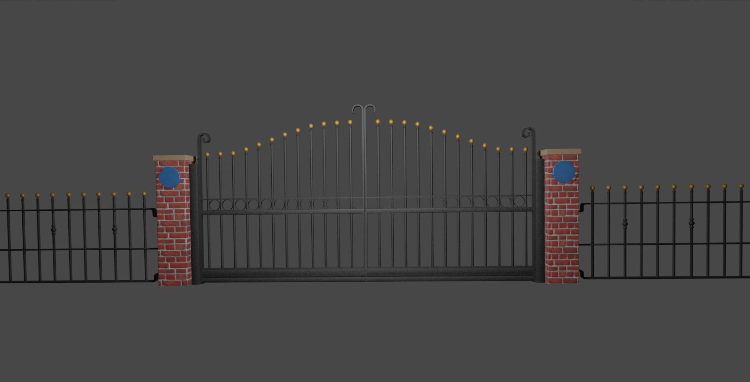 ArtStation - Electric Gates | Game Assets