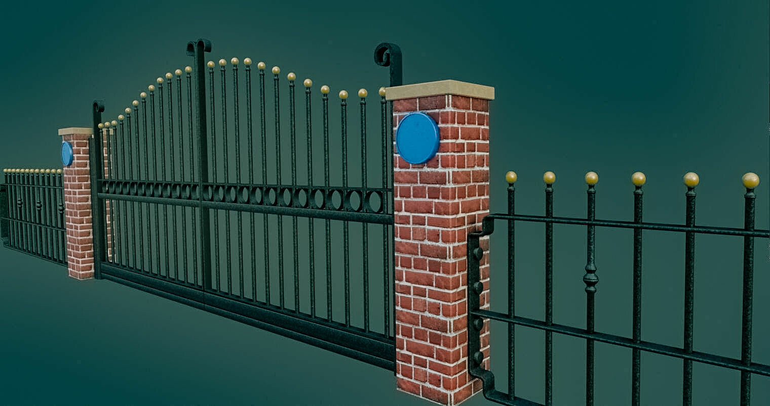 ArtStation - Electric Gates | Game Assets