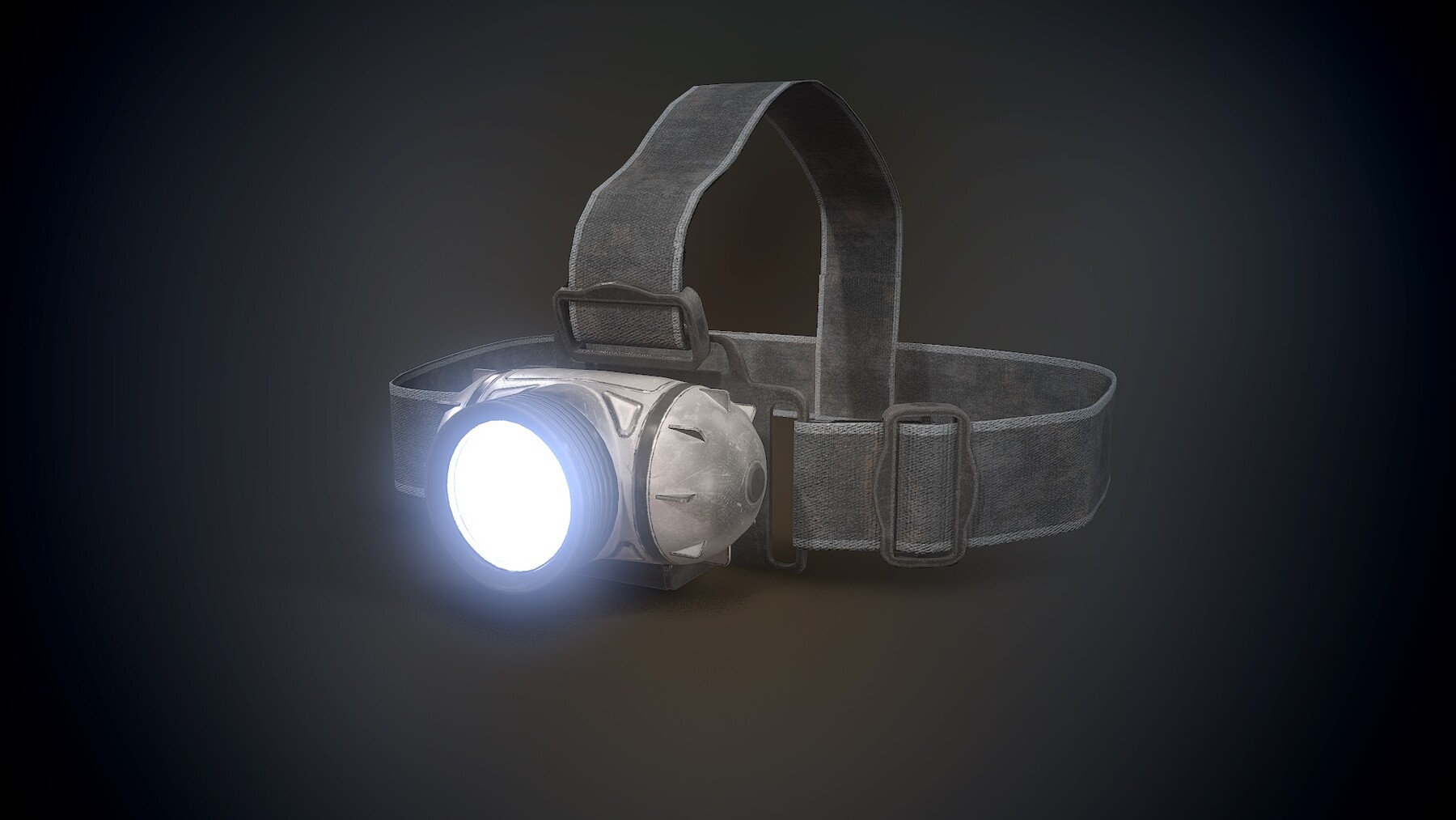 ArtStation - Modern PBR headlamp flashlight on a strap | Game Assets