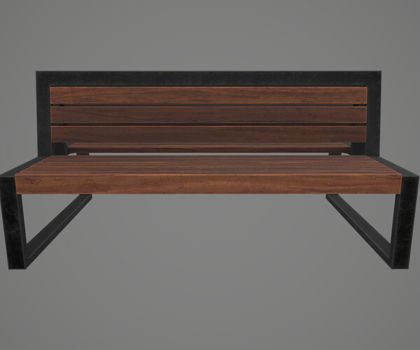 ArtStation - Double Bench | Game Assets
