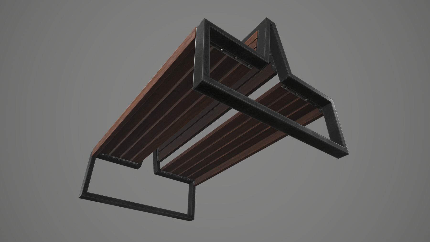 ArtStation - Double Bench | Game Assets