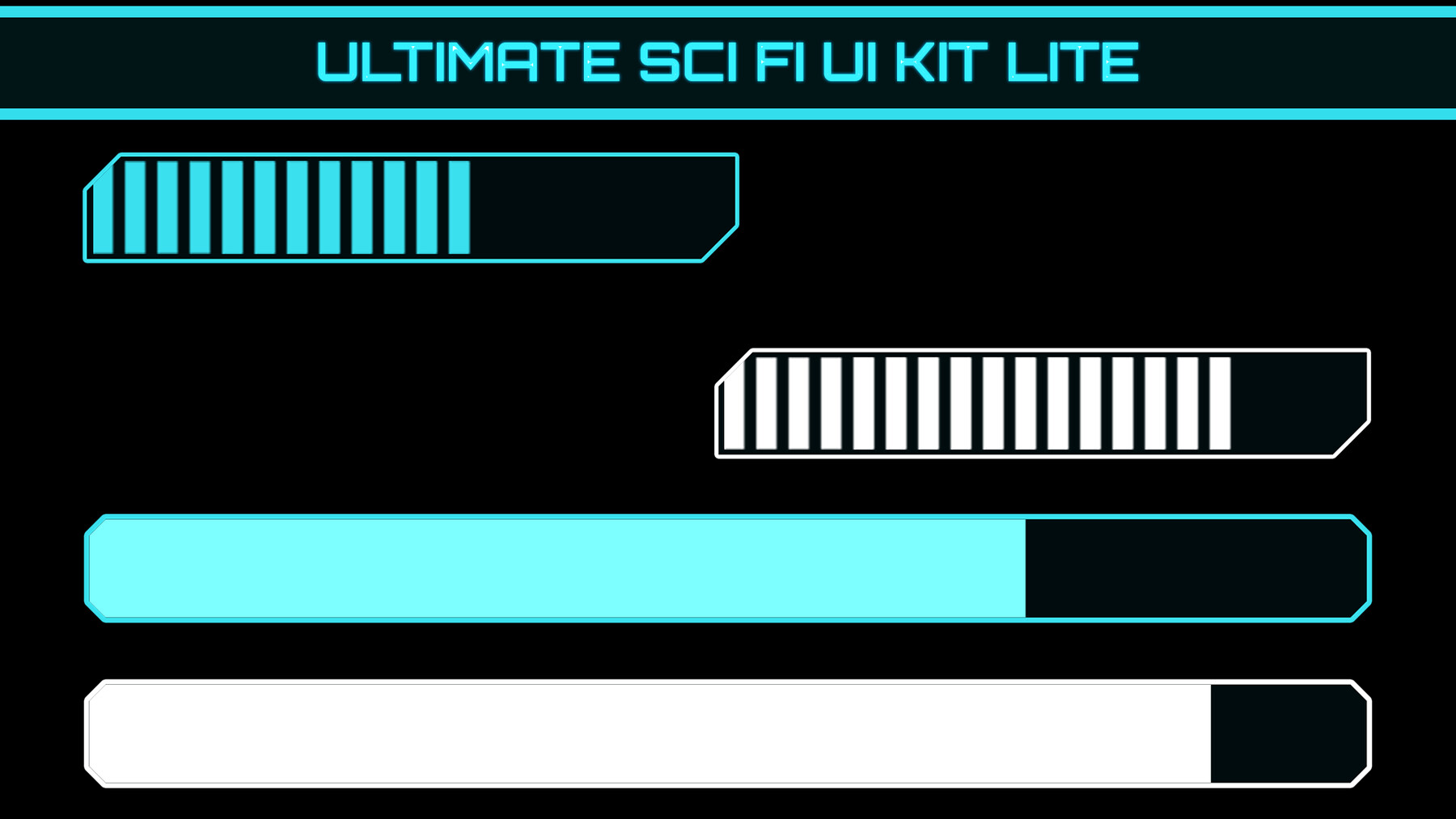 ArtStation - ULTIMATE SCI-FI UI KIT LITE-PC GAME UI | Game Assets