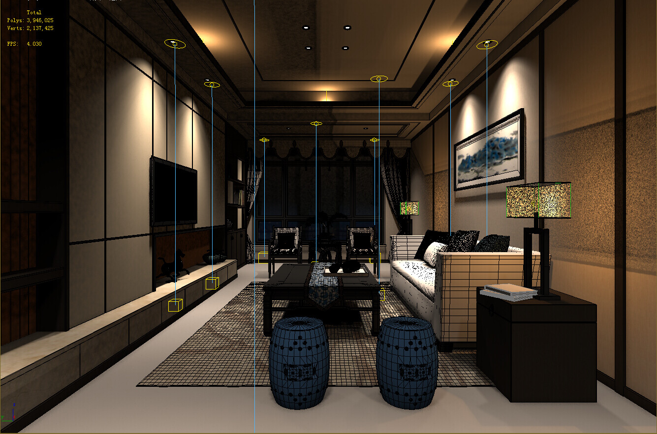 ArtStation - Stylish avant-garde living room design 59 | Resources