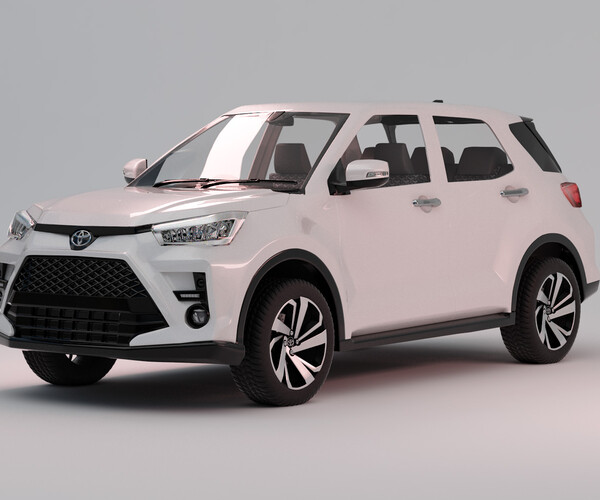 ArtStation - Toyota Raize with interior 3D model | Game Assets
