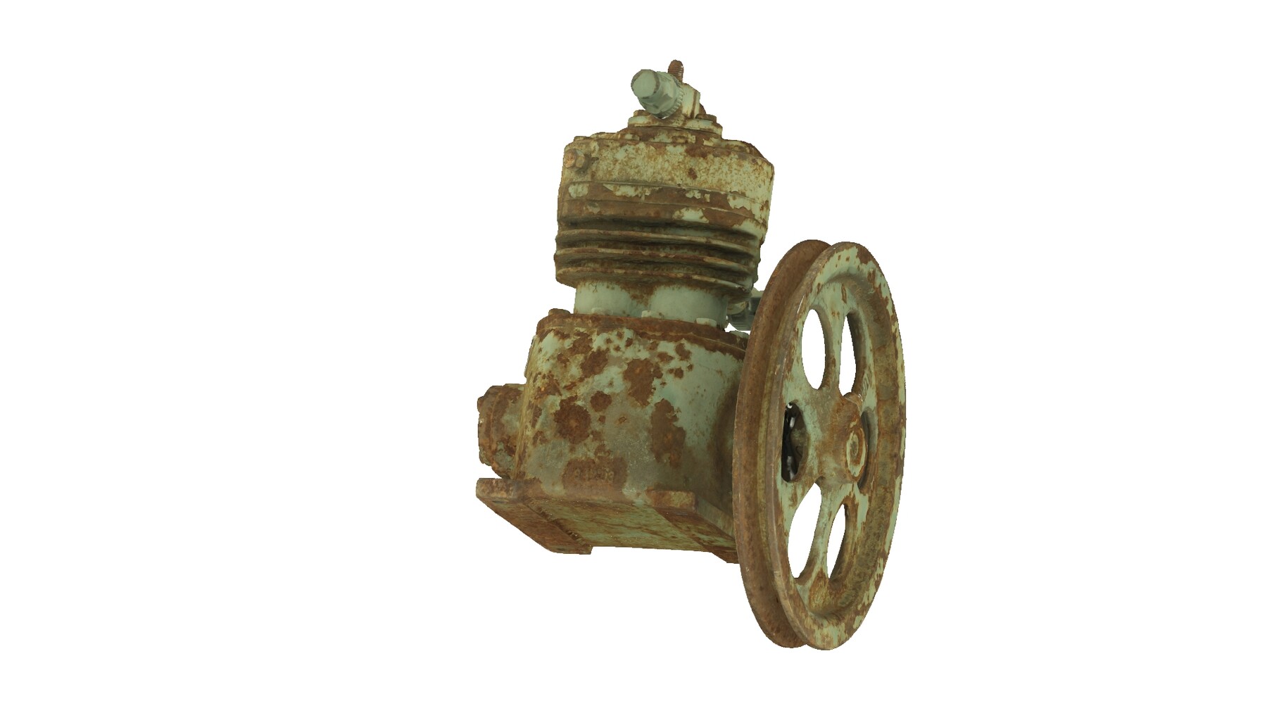 ArtStation - Rusty Air Compressor Raw Scanned 3D Model | Resources