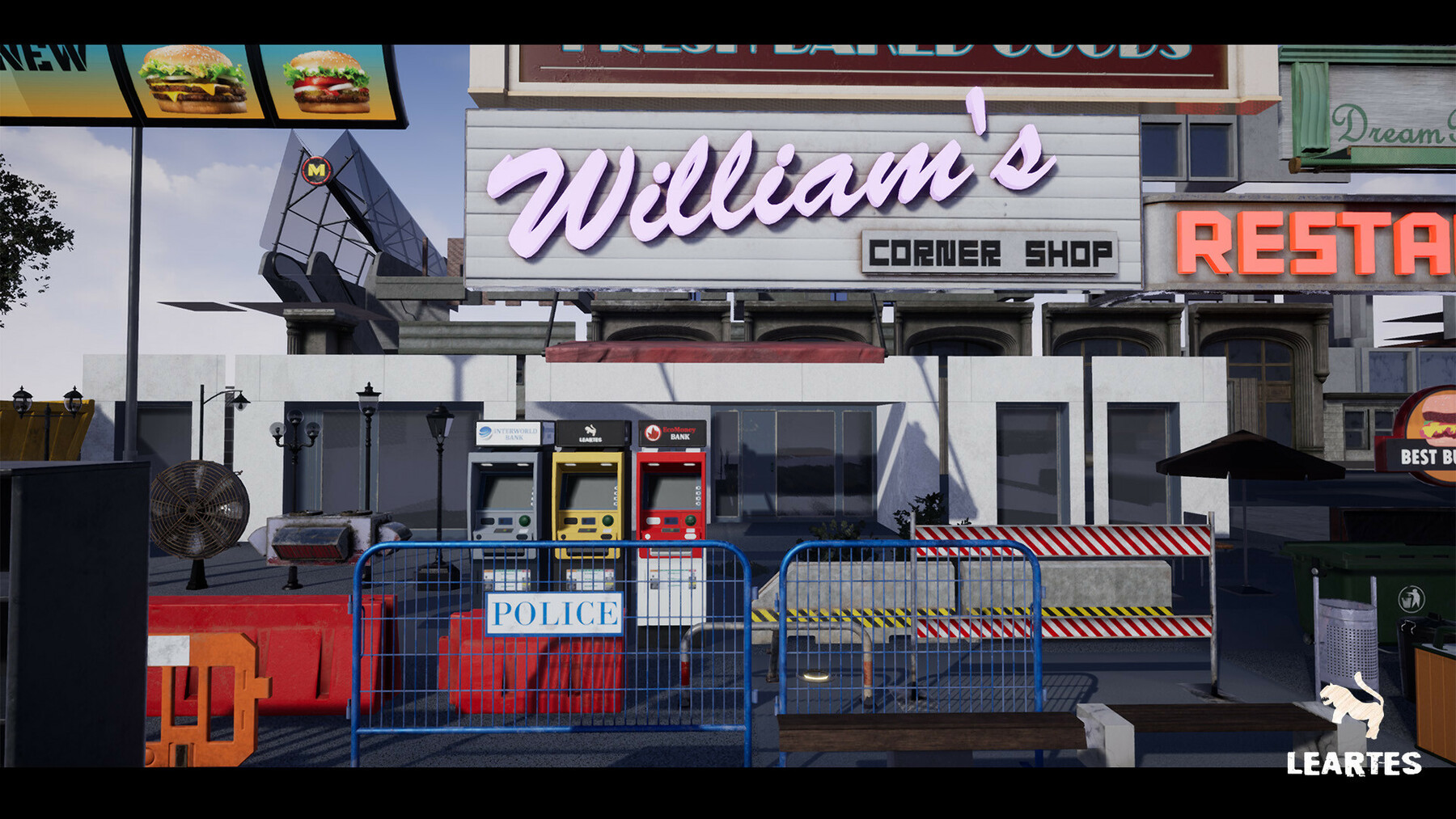 ArtStation - Modern City Downtown with Interiors Megapack (Modular ...