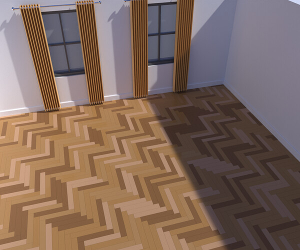 ArtStation - Chevron Floor Generator HDA | Game Assets