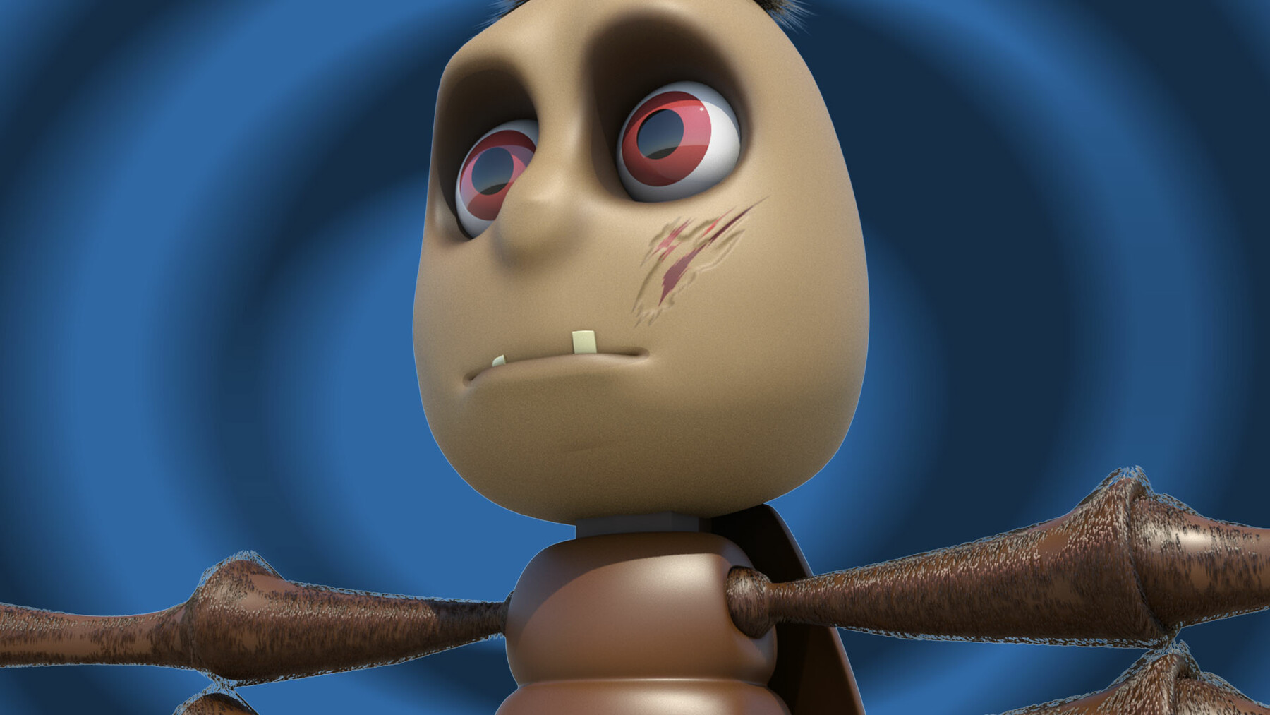 ArtStation - Cartoon cockroach 3D model | Resources