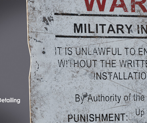 ArtStation - Top Secret Military Base / Research Facility Warning Signs ...