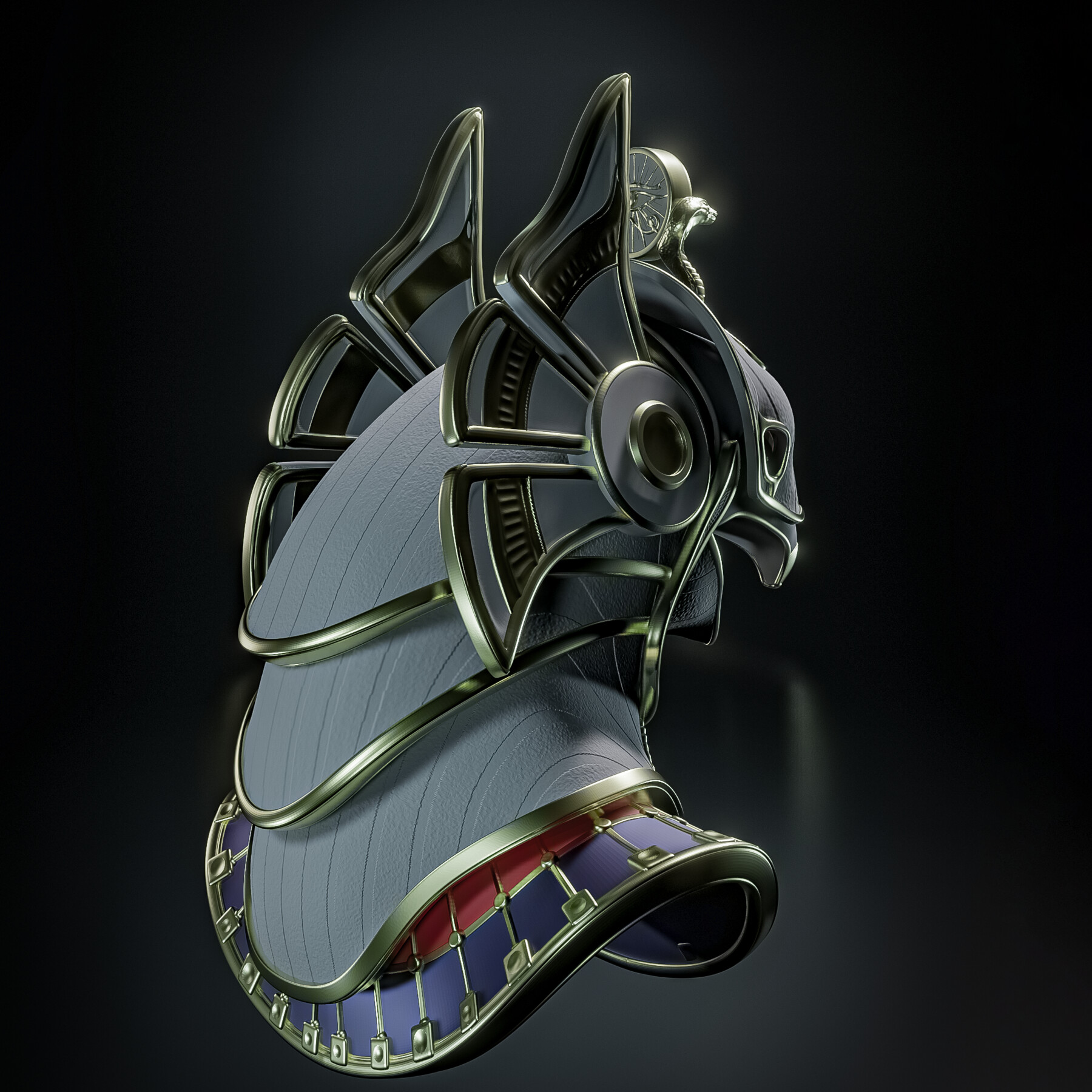 ArtStation - Horus Helmet - 3D printing | Resources
