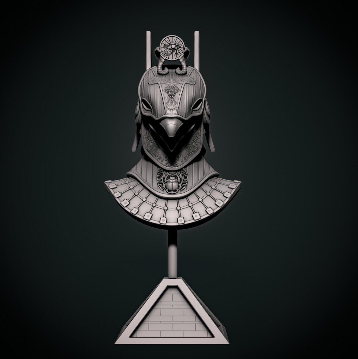 ArtStation - Horus Helmet - 3D printing | Resources