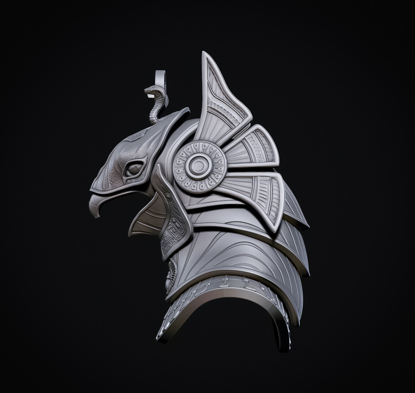 ArtStation - Horus Helmet - 3D printing | Resources