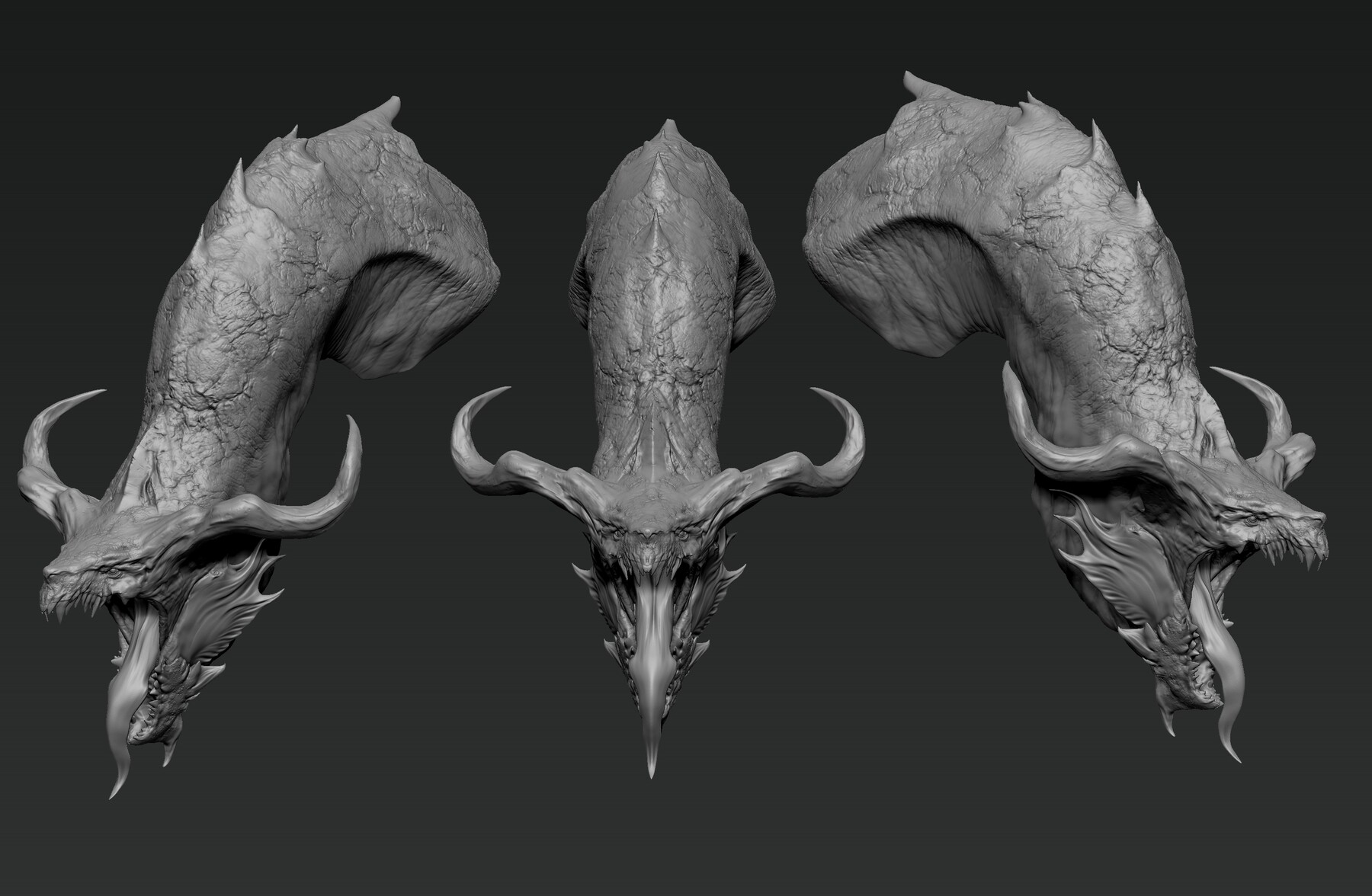 ArtStation - Dragon Bust | Resources