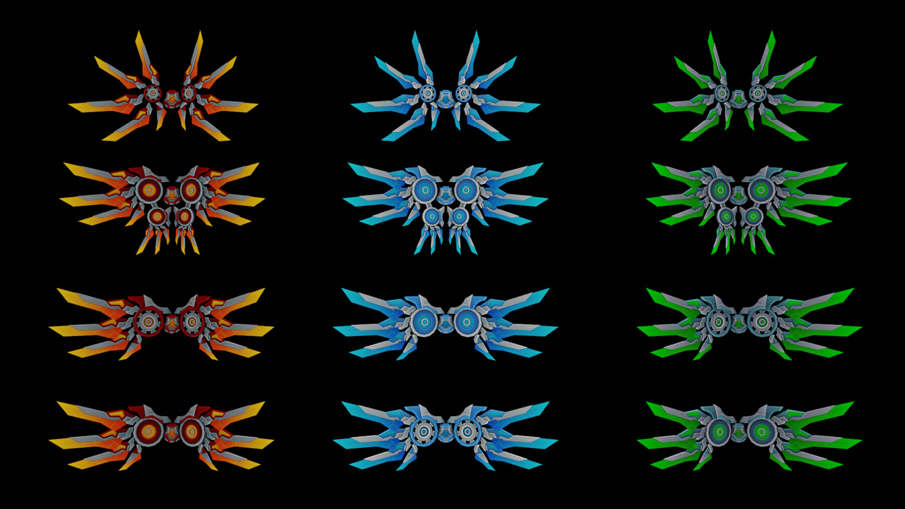 ArtStation - Mecha Wings - Icarus Project | Game Assets