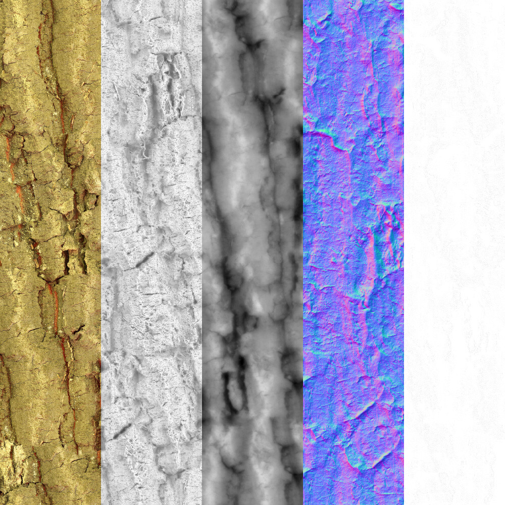 ArtStation - Tree Bark 9 Material Pack | Game Assets