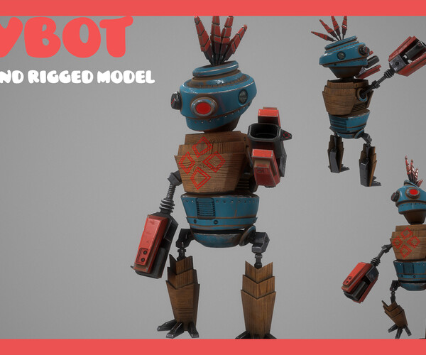 ArtStation - TOY-BOT | Game Assets