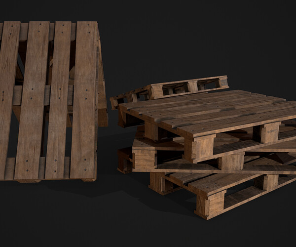 ArtStation - Pallet 3d Model | Game Assets