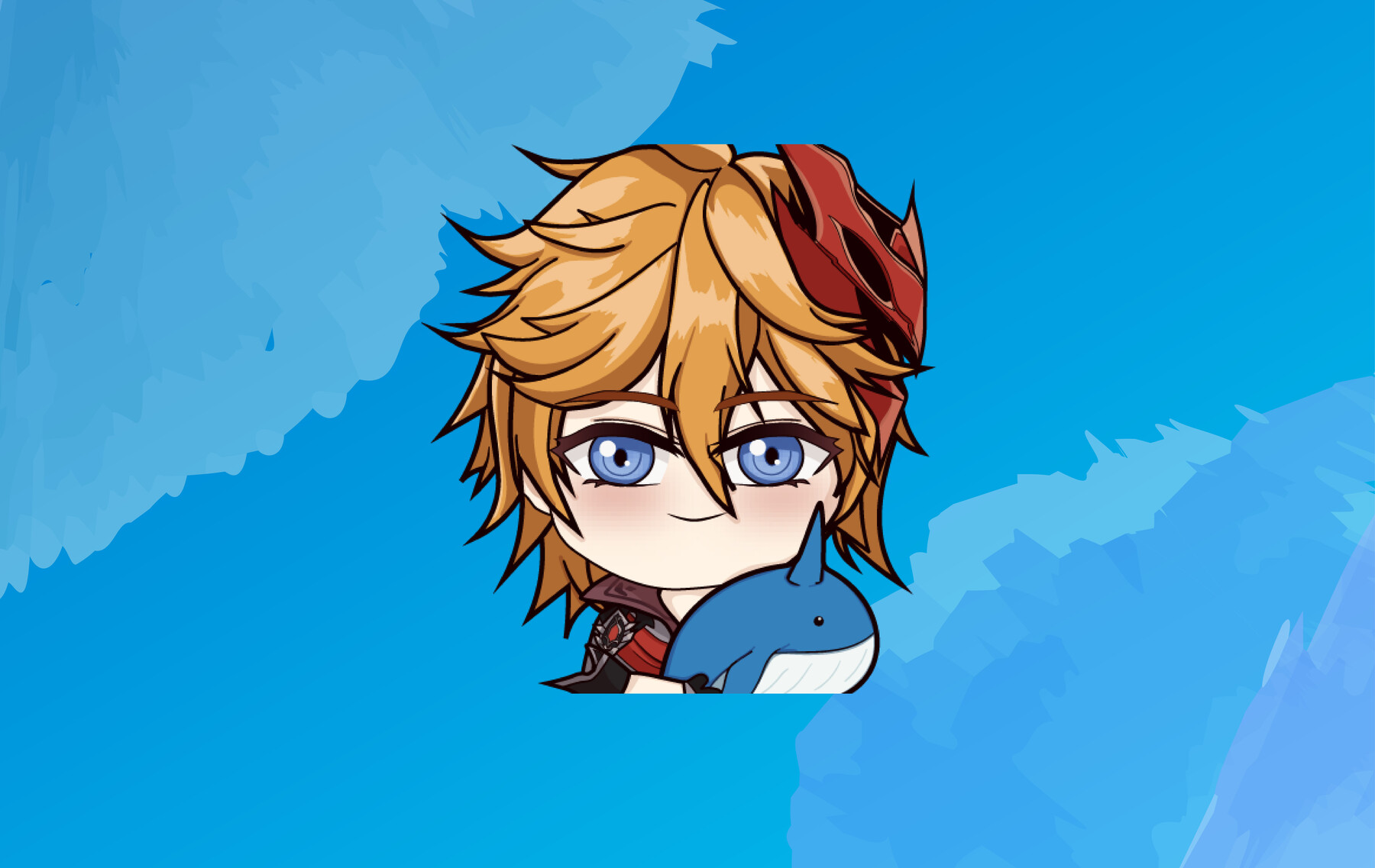 ArtStation - Genshin Impact 5x Emotes( for Twitch\Discrod) - Hydro ...