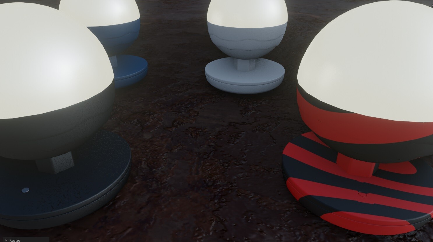 ArtStation - Round Table Lamps | Game Assets