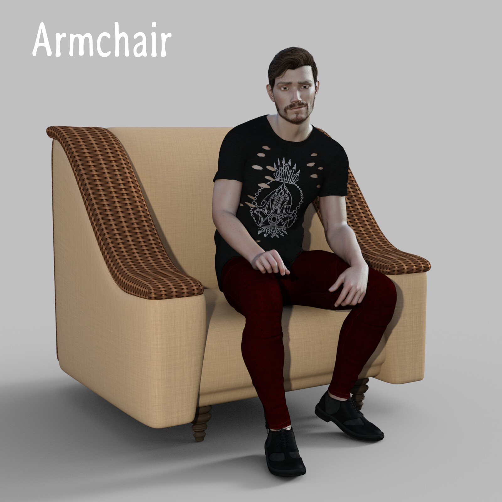 ArtStation - Furniture Set 15 for DAZ Studio | Resources