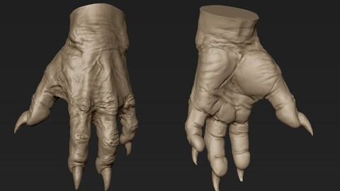 ArtStation - Creature Hand 1 | Resources