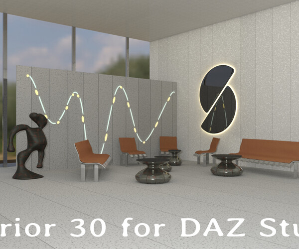 ArtStation - Interior 30 (Entry Hall) for DAZ Studio | Resources