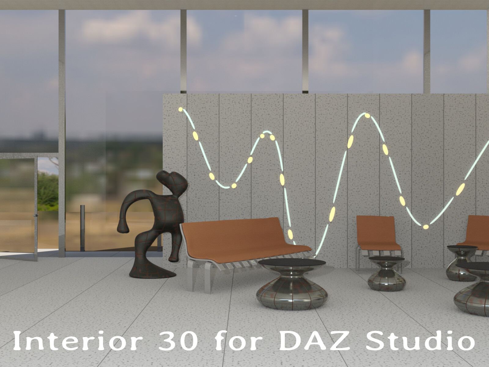 ArtStation - Interior 30 (Entry Hall) for DAZ Studio | Resources